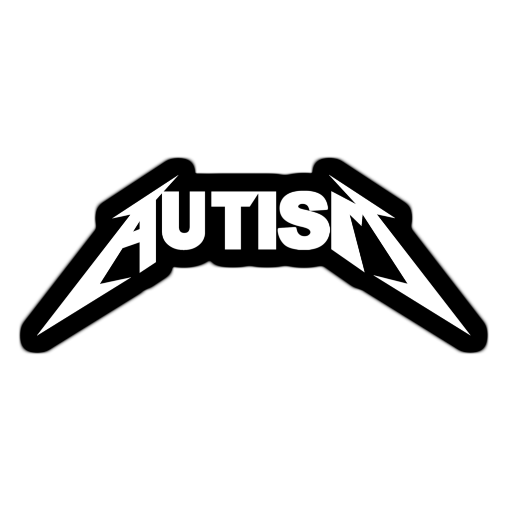 Autism sticker - Metalmeme merch store